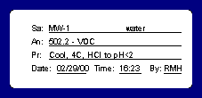 GroundwaterSoftware.com - Sample Labeler: A sample container labeling ...